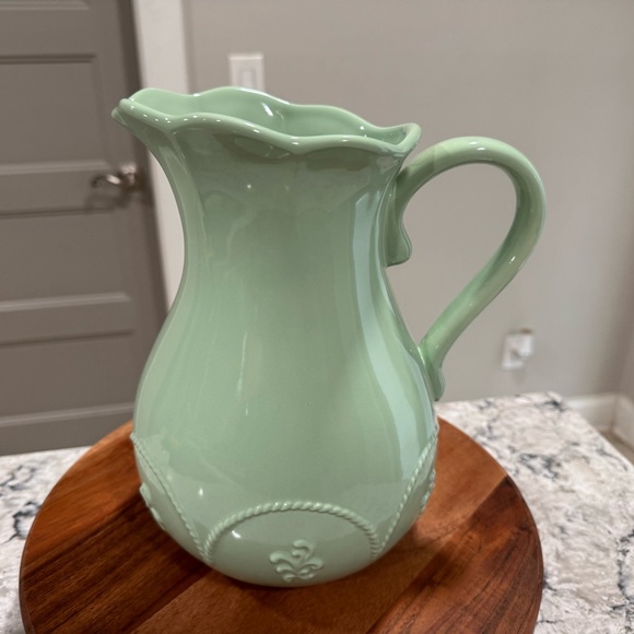 Princess House | Kitchen | Princess House Green Ceramic Pitcher | Poshmark